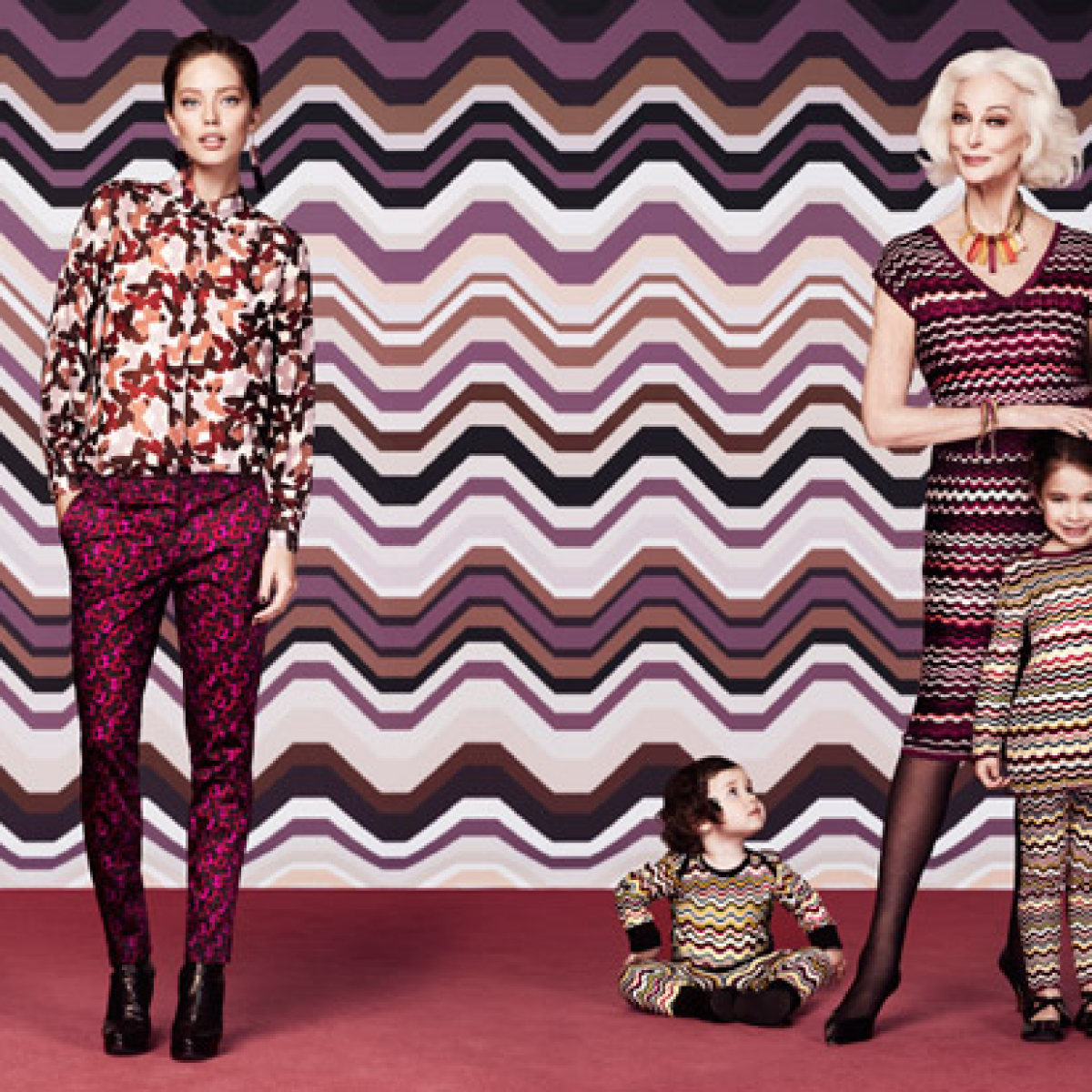 Originální kolekci Lindex Missoni představí také originální kampaňové ...