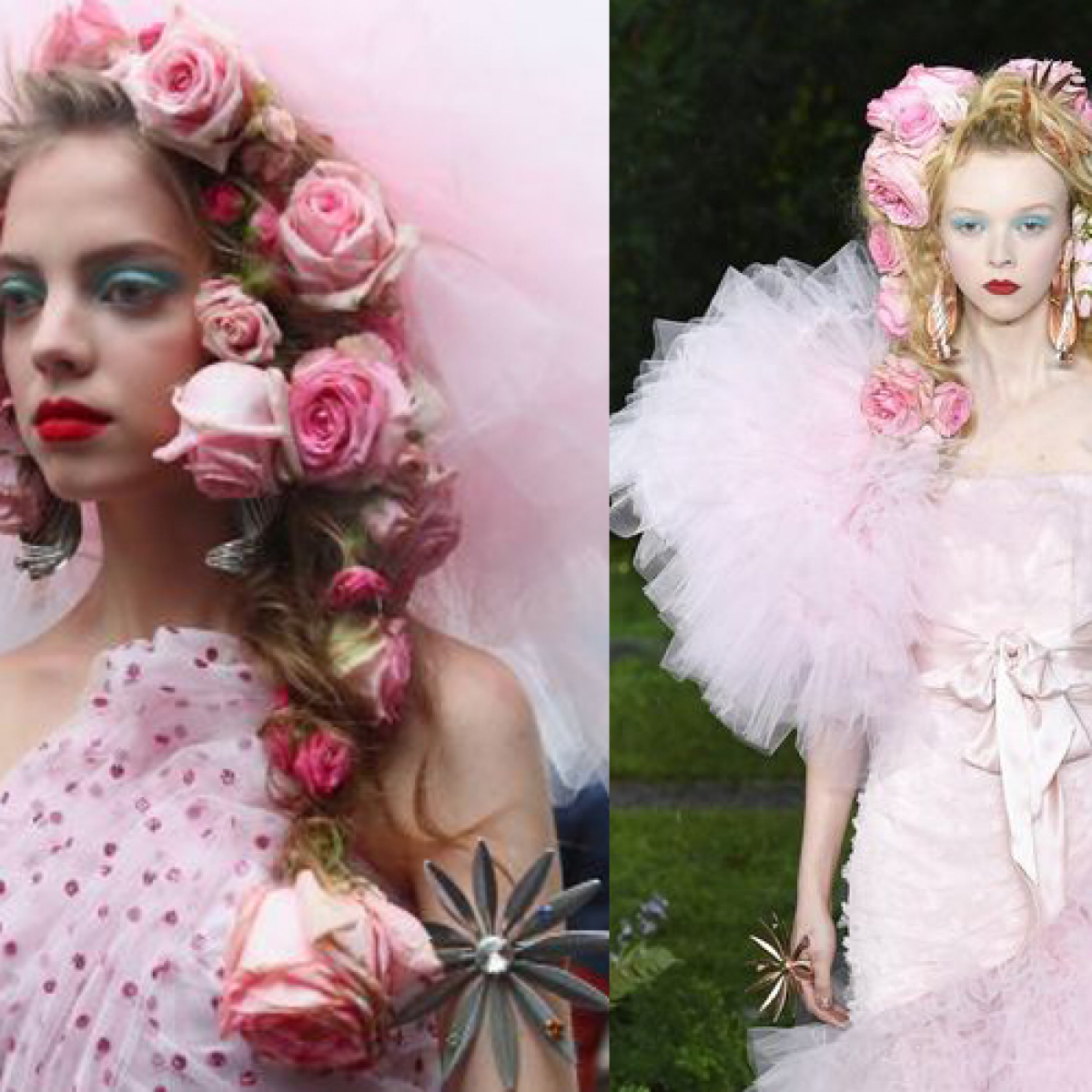 Rozkvetlé vlasy u Rodarte pro Jaro 2019 | Moda.cz