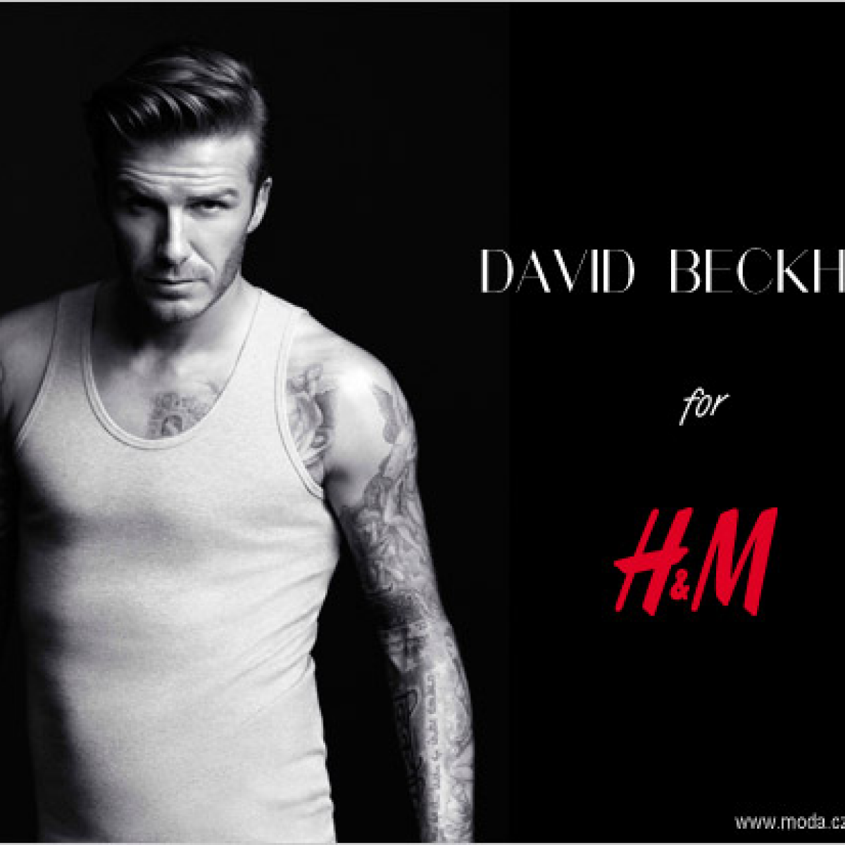 Beckham předvádí pro H&M: ukazuje mužné tělo, tetování a hlavně novou ...