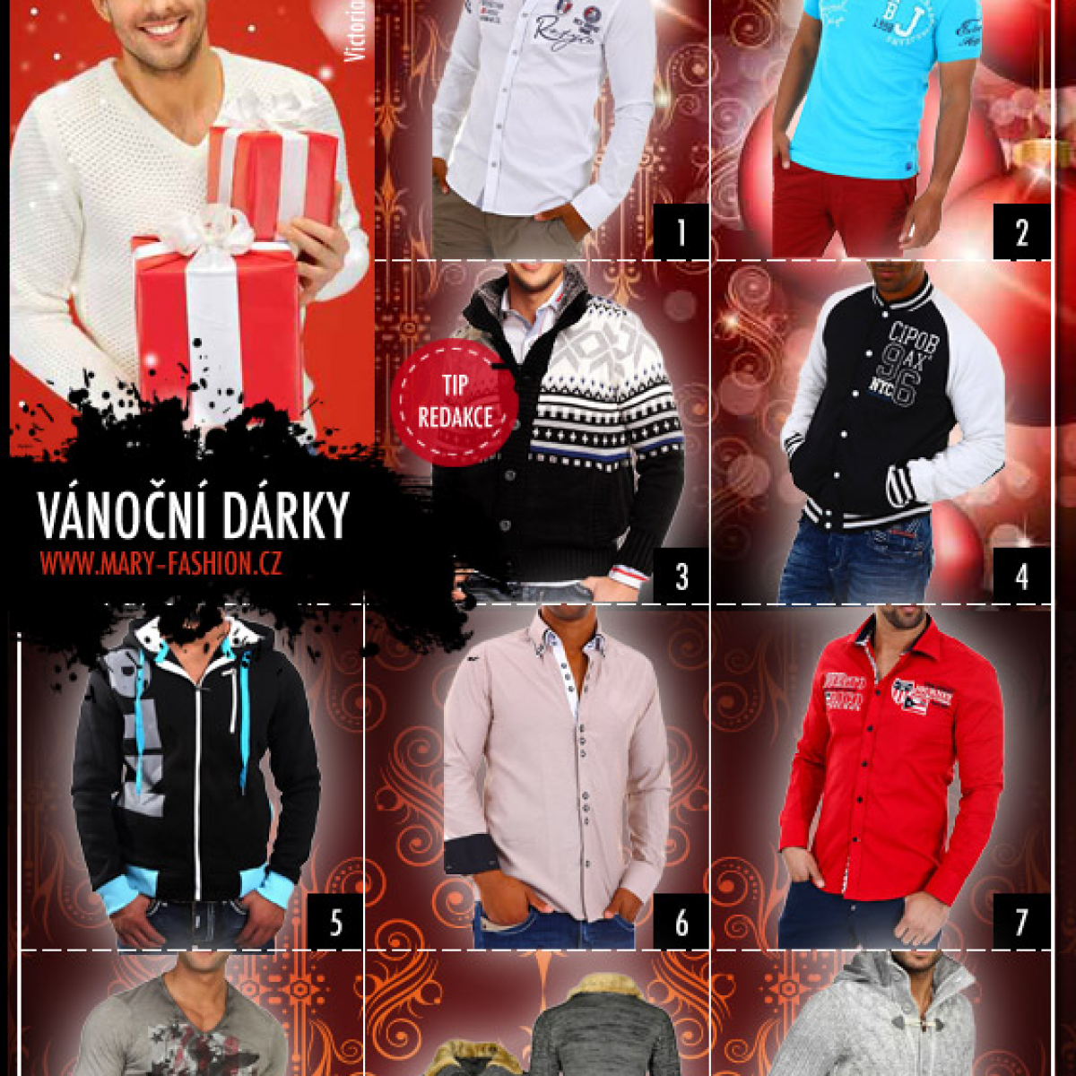 Obdarujte o vánocích muže originální značkovou módou z Mary-fashion.cz ...